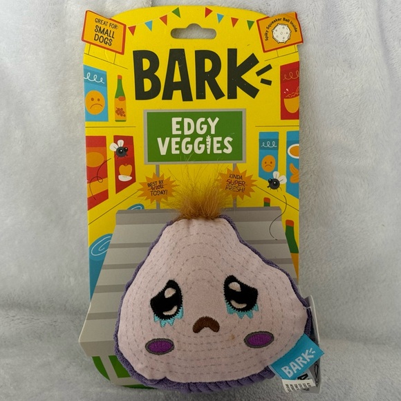 Bark | Dog | Bark Box Emmett The Emo Onion Dog Toy Edgy Veggies Barkbox ...